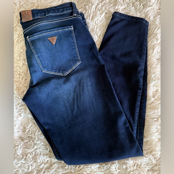 Jeans | Guess Dark Blue Denim Jeans | Poshmark